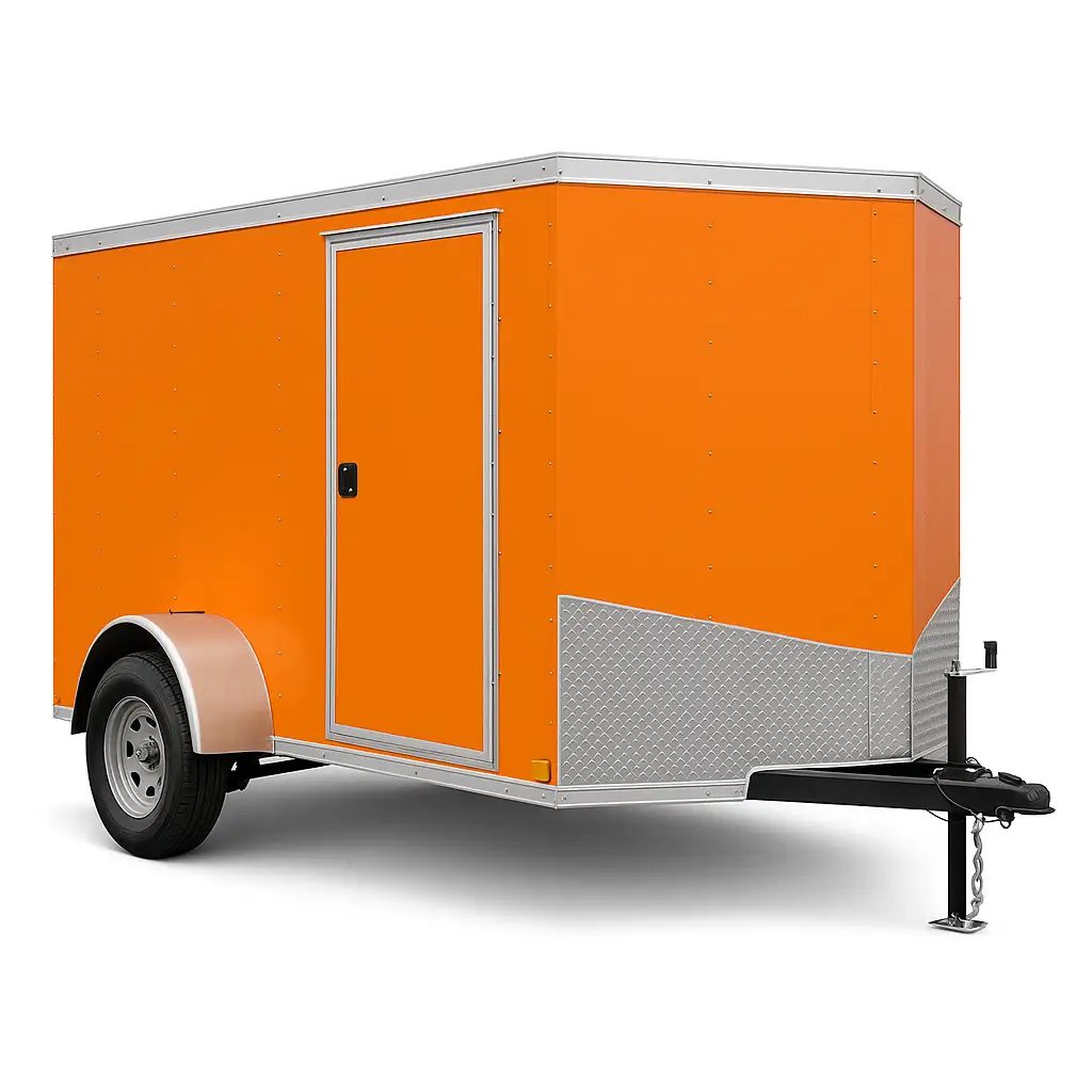 7x12 Single Axle Custom Enclosed Trailer | Mid-Size Build