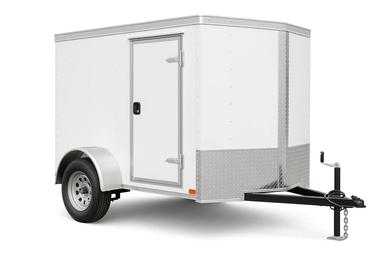 6x8 Single Axle Custom Enclosed Trailer | Compact Build